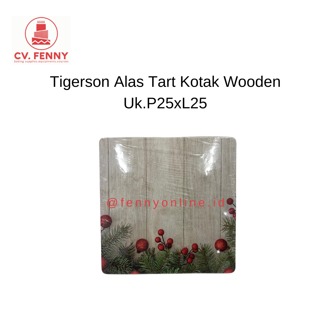 Tigerson Alas Tart Kotak Wooden Uk.P25xL25