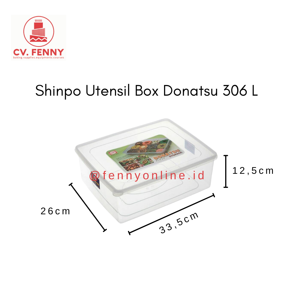Shinpo Utensil Box Donatsu 306 L