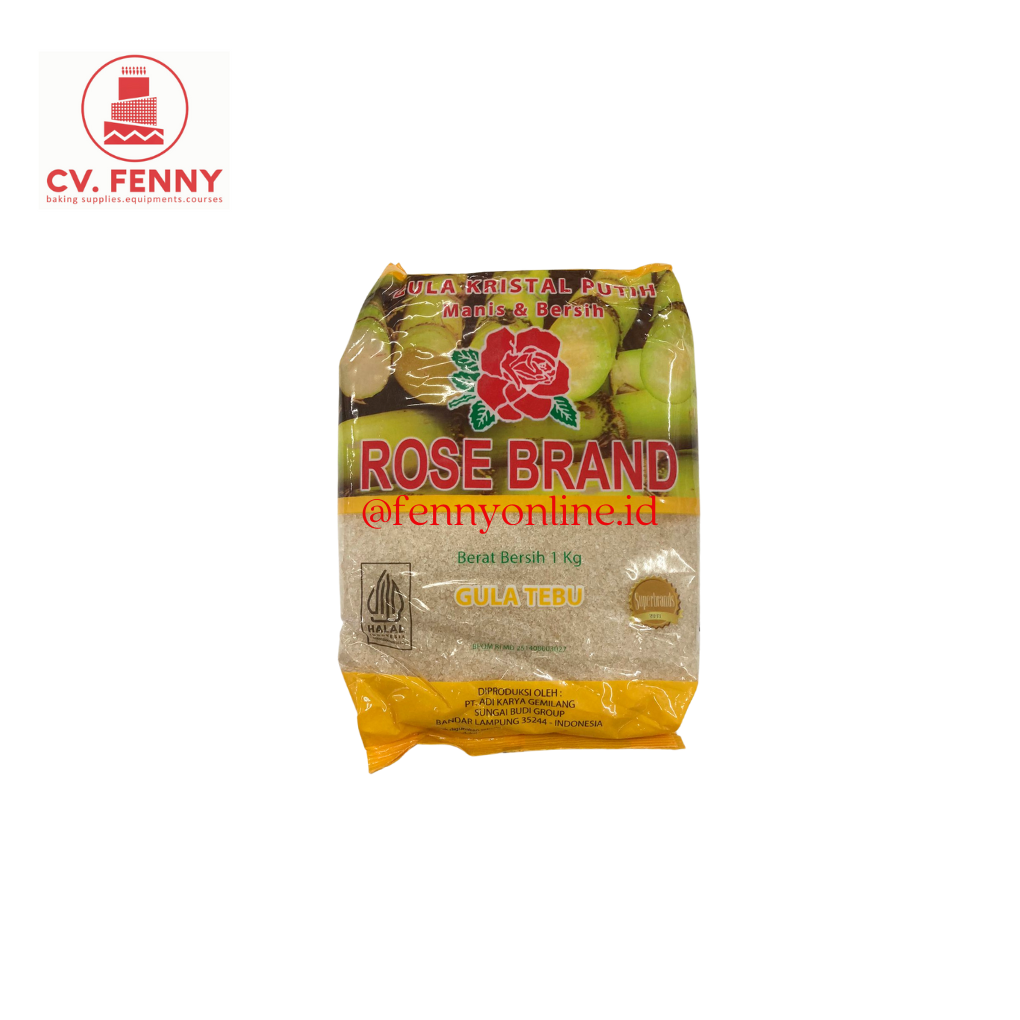 Rose Brand Gula Kristal Kuning 1Kg (20) XXX