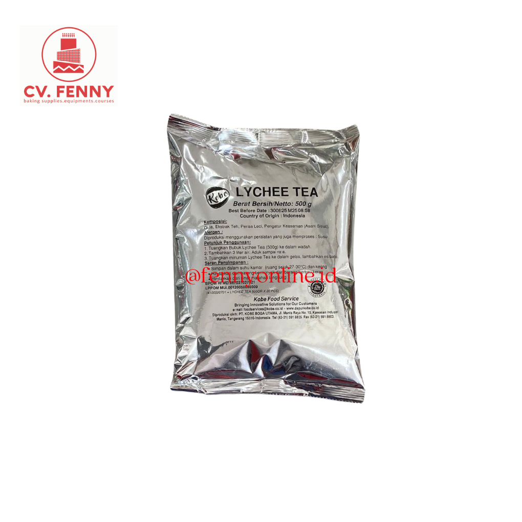 Kobe Lychee Tea Minuman Bubuk 500Gr (10)