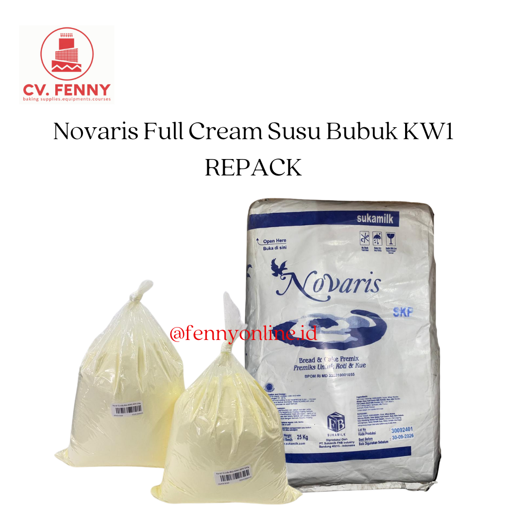 Novaris Full Cream Susu Bubuk Fat 19.35% REPACK
