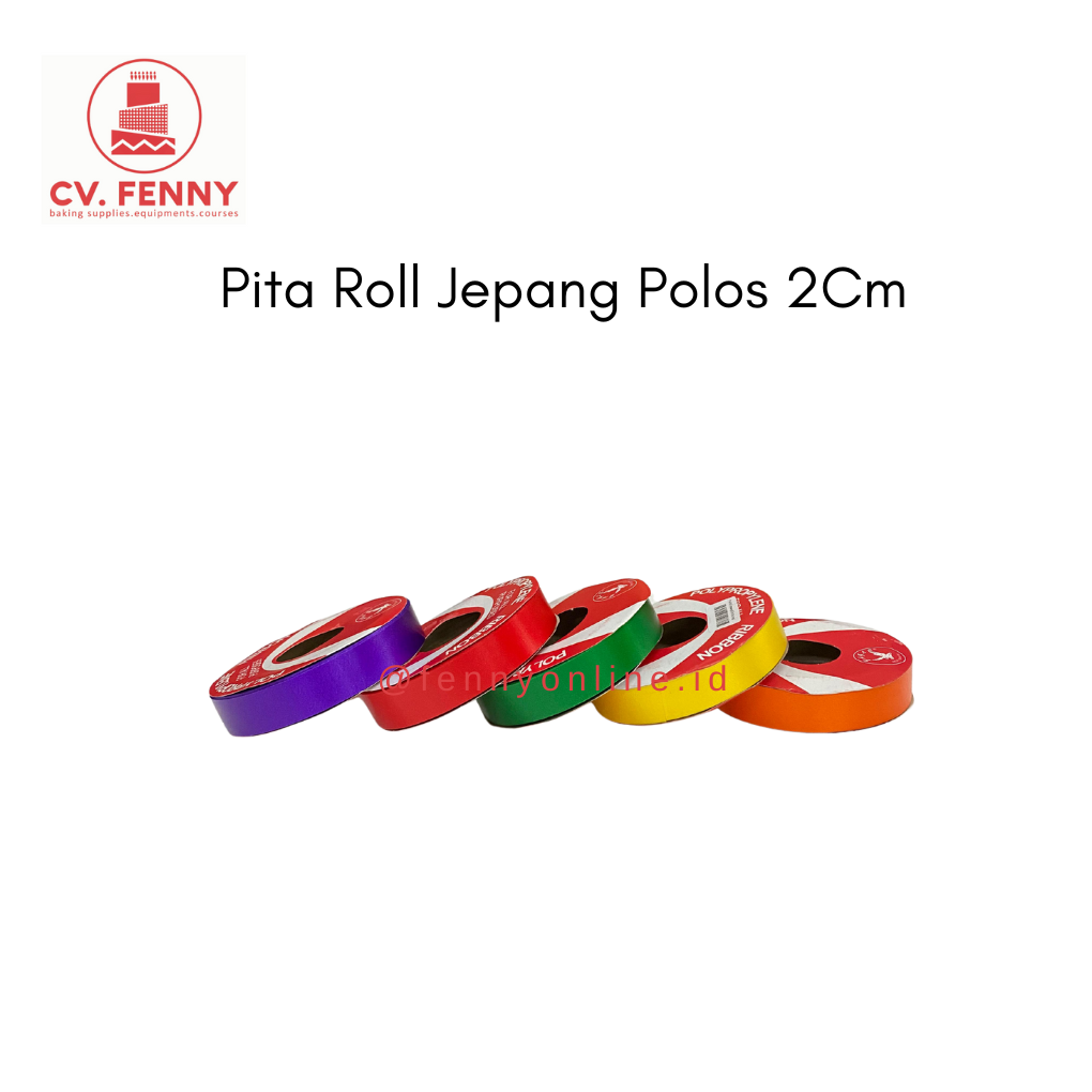 Pita Roll Jepang Polos 2Cm